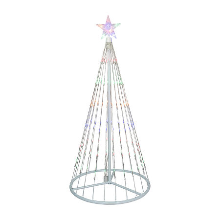 Northlight 4 Multi-Color Led Lighted Show Cone Christmas Tree Outdoor Decoration - Multi