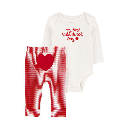 Click here for Carters Baby Girls or Baby Boys 2-Piece My First V... prices
