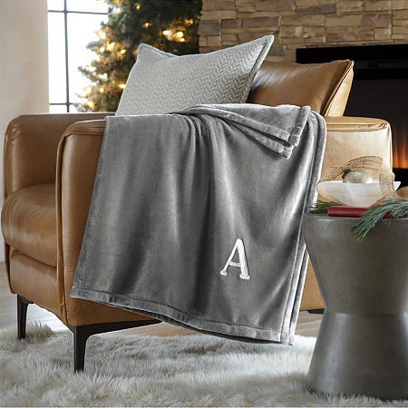Click here for North Pole Trading Co. Monogram Throw  One Size  G... prices