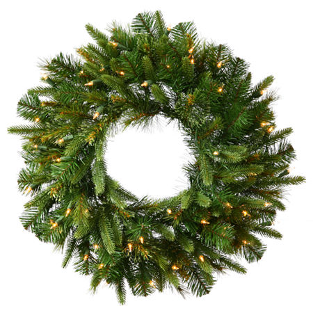 Click here for Vickerman 36 Cashmere Christmas Wreath with 100 Wa... prices