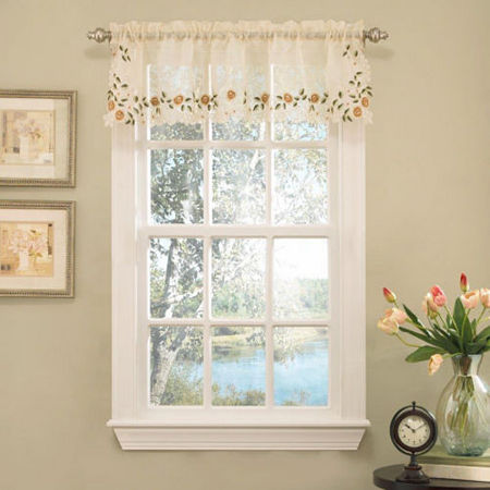 Click here for Sweet Home Collection Rosemary Linen Embroidered R... prices