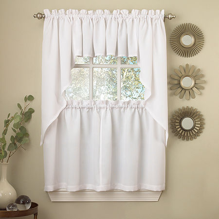 Click here for Sweet Home Collection Opaque Ribcord 2-pc. Rod Poc... prices