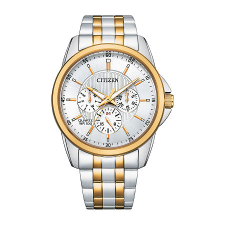 Click here for Citizen Quartz Mens Two Tone Stainless Steel Brace... prices