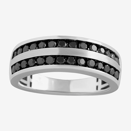 Click here for Midnight Black Mens 1 CT. T.W. Natural Black Diamo... prices
