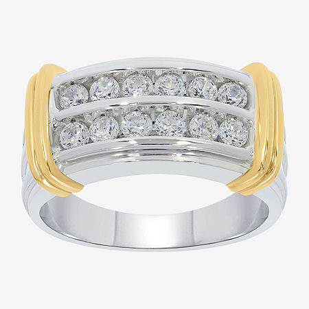 Click here for Mens 1 CT. T.W. Natural White Diamond 14K Gold Ove... prices