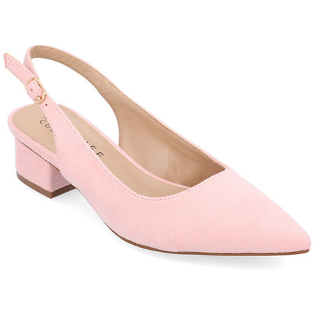 Click here for Journee Collection Womens Sylvia Block Heel Slingb... prices