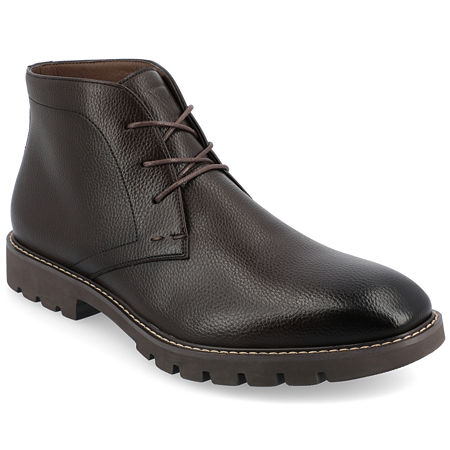 Click here for Vance Co Mens Arturo Block Heel Chukka Boots  9 Me... prices