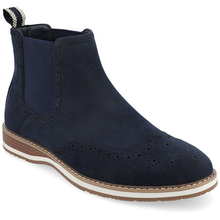 Click here for Vance Co Mens Thorpe Flat Heel Chelsea Boots  11 M... prices