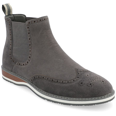 Click here for Vance Co Mens Thorpe Flat Heel Chelsea Boots  9 Me... prices