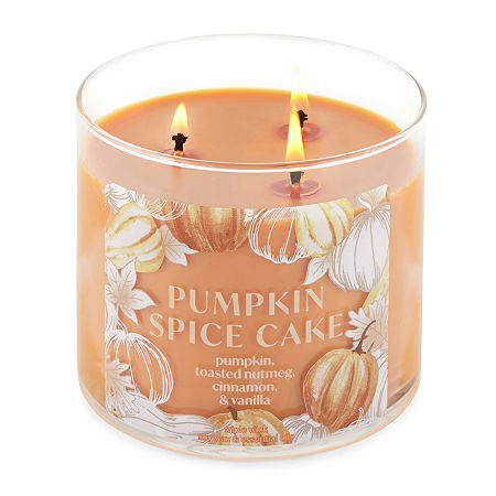 Click here for Distant Lands 14 Oz 3 Wick Pumpkin Spice Cake Scen... prices