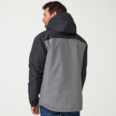 Free Country Mens Lined Water Resistant Hooded Midweight Puffer Jacket ...