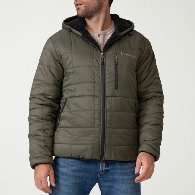 Free Country Mens Water Resistant Reversible Sherpa Lined Midweight ...
