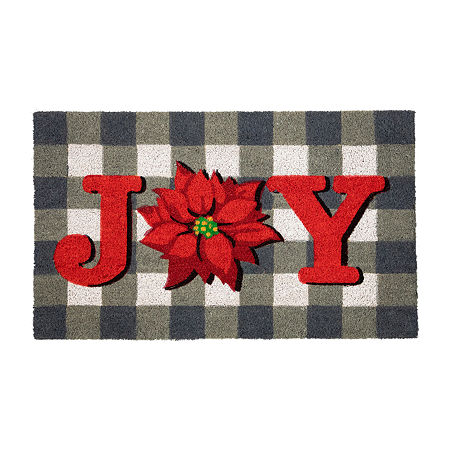 Click here for Northlight Poinsettia Coir Indoor Rectangular Door... prices
