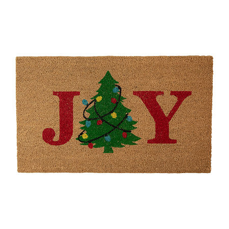 Click here for Northlight Coir Joy Tree Indoor Rectangular Doorma... prices
