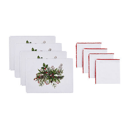 Click here for Avanti Pine & Ivy 8-Piece Placemat and Napkin Set prices
