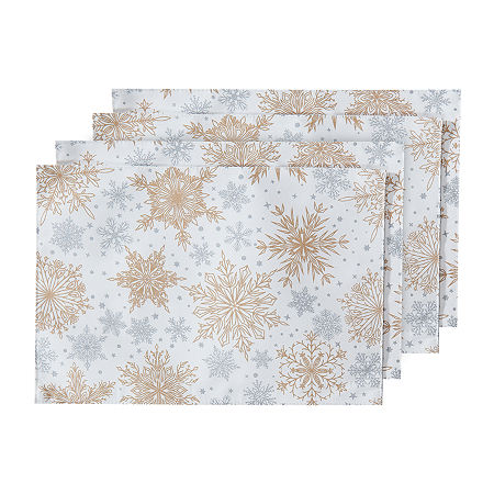 Click here for Avanti Snowflakes Holiday Placemats - Set of 4 prices