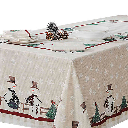 Click here for Avanti Country Snowman Polyester Tablecloth  60 x... prices