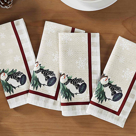 Click here for Avanti Country Snowman Polyester 4 Piece Napkins... prices