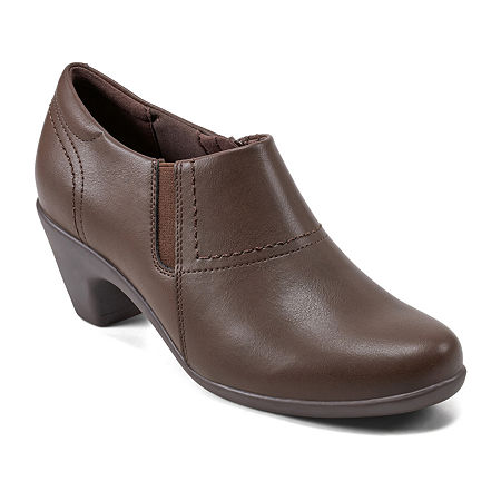 Click here for Easy Spirit Womens Caine Side Zipper Block Heel Sh... prices