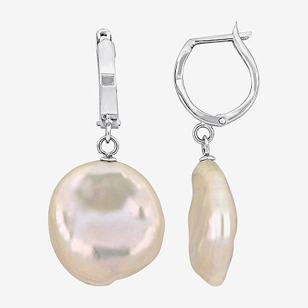 Click here for Womens White Cultured Freshwater Pearl 14K White G... prices