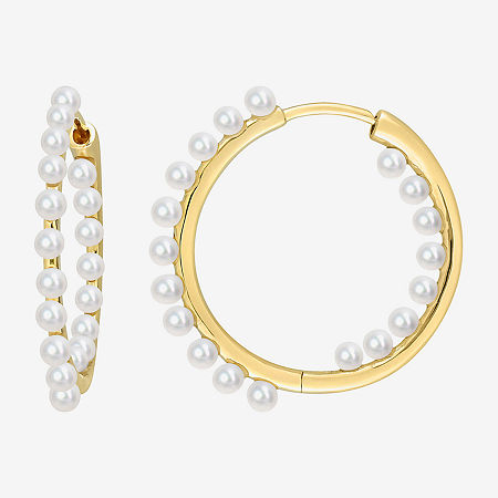 Click here for Womens White Cultured Freshwater Pearl 14K Gold 2.... prices