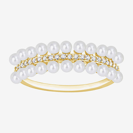 Click here for Womens 1/10 CT. T.W. 2MM White Cultured Freshwater... prices
