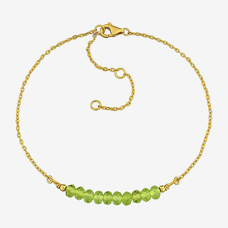 Click here for Womens Genuine Green Peridot 18K Gold Over Silver... prices