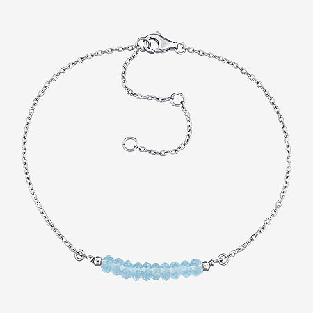 Click here for Womens Genuine Blue Topaz Sterling Silver Beaded B... prices