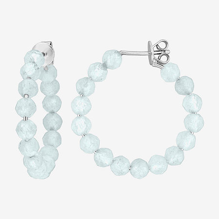 Click here for Womens Genuine Blue Aquamarine Sterling Silver 26m... prices