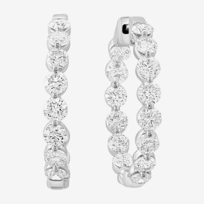 Effy (G /Si1) Womens 3 CT. T.W. Lab Grown White Diamond 14K White Gold ...