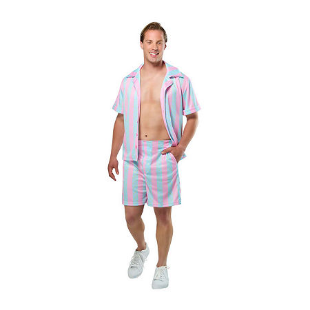 Click here for Mens Beach Ken Barbie 2-pc. Costume  Large  Pink prices