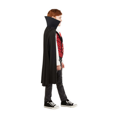 Little & Big Kid Boys Head Vampire With Light-Up Necklace 2-pc. Costume ...