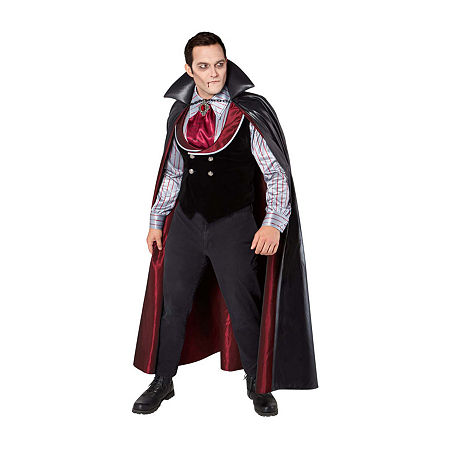 Click here for Mens Head Vampire 3-pc. Costume  Large  Black prices