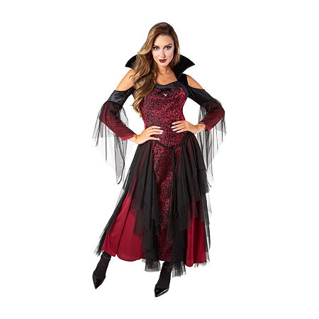 Click here for Womens Red Vampiress 2-pc. Costume  Small  Red prices
