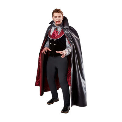 Mens Big N Tall Head Vampire 3-pc. Costume, Color: Black - JCPenney