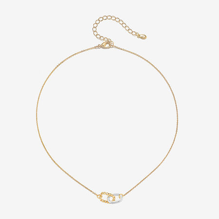 Click here for Bijoux Bar Delicates Two Tone Womens 16 Inch Link... prices