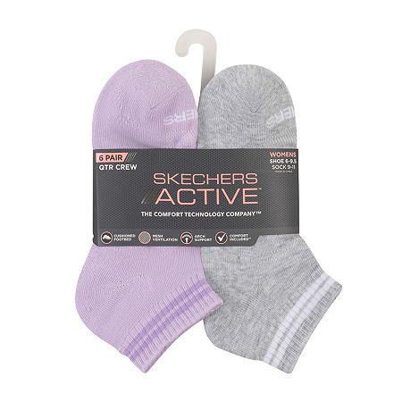 Click here for Skechers Active Womens Multi-Pack 6 Pair Quarter A... prices