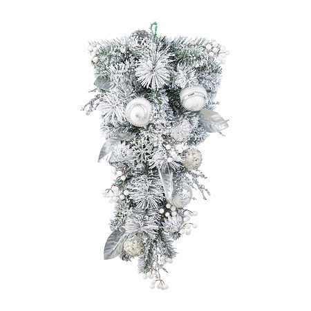 Glitzhome 30 Christmas Ornament and Berry Teardrop - Multi