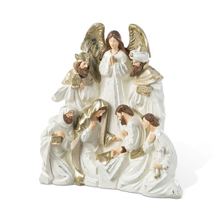 Click here for Glitzhome 13 Figurine Nativity Set  One Size  Mult... prices