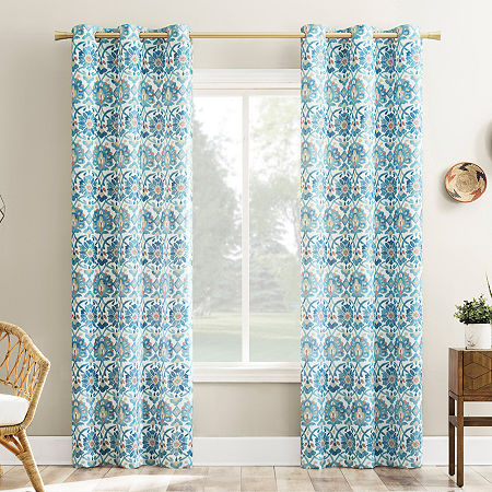 Click here for No. 918 Hillard Watercolor Medallion Semi-Sheer Gr... prices