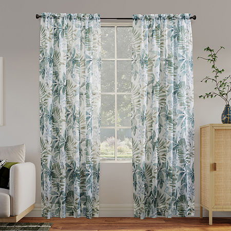 Click here for No. 918 Fauna Foliage Print Crushed Voile Sheer Ro... prices