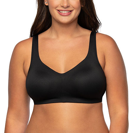 Vanity Fair Womens Beyond Comfort Simple Sizing Wirefree Bra 72204 - Mid Black