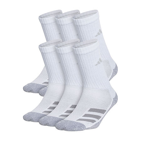 Click here for adidas Big Kid Boys 6 Pair Crew Socks  Medium  Whi... prices