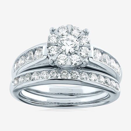 Click here for Womens 1 1/2 CT. T.W. Natural White Diamond 10K Wh... prices