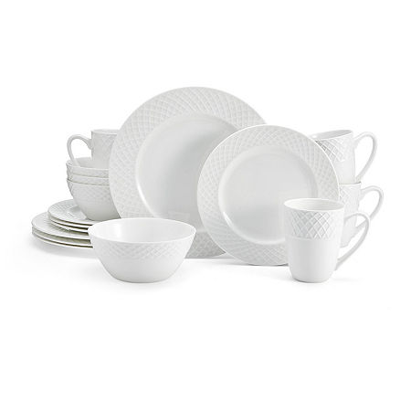 Click here for Mikasa Trellis 16-pc. Bone China Dinnerware Set  O... prices
