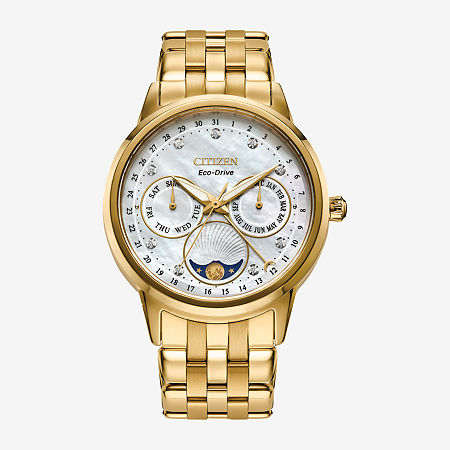 Click here for Citizen Eco-Drive Womens Calendrier Diamond-Accent... prices