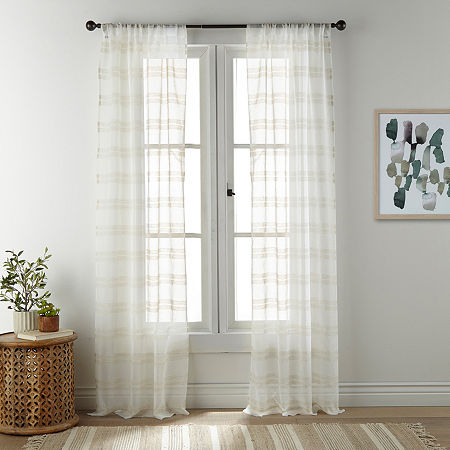 Click here for Stratford Park Alyona Rod Pocket Sheer Set of 2 Cu... prices