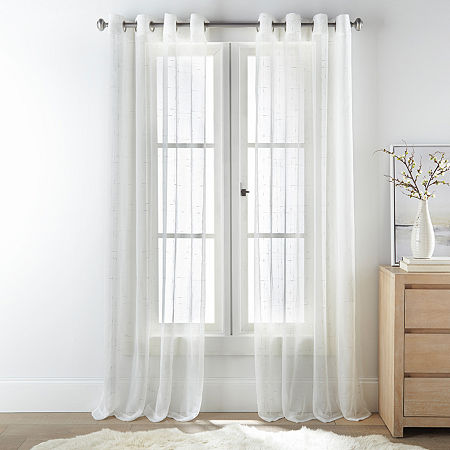 Click here for Stratford Park Brie Grommet Top Sheer Set of 2 Cur... prices