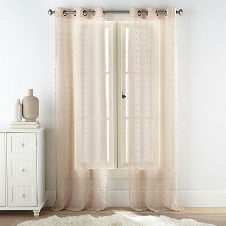 Click here for Stratford Park Athena Grommet Top Sheer Set of 2 C... prices