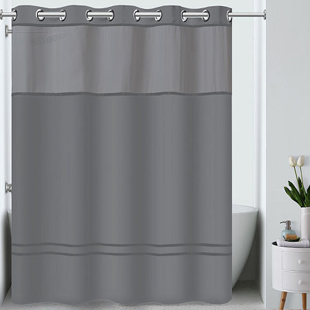 Click here for Hookless Escape Shower Curtain  One Size  Black prices